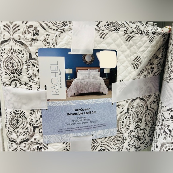 Rachel Zoe | Bedding | Rachel Zoe Fullqueen Quilt Set | Poshmark